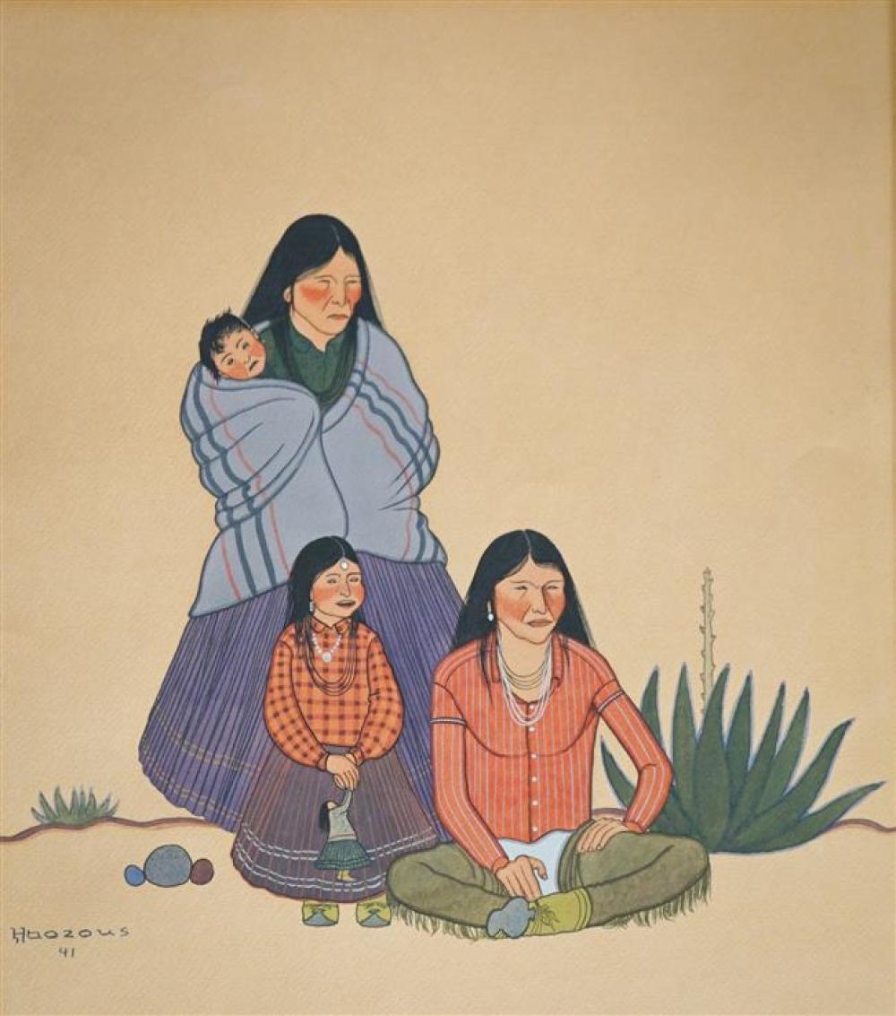 Allan Houser | Apache Family | MutualArt