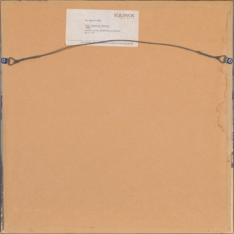 Al McWilliams | Dark Drawing (Knees) (1992) | MutualArt