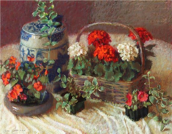 Jane Uren Scott | Geraniums for the Garden (1993) | MutualArt