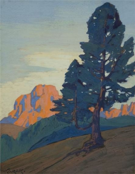 Willy Kukuk | Mountain landscape | MutualArt