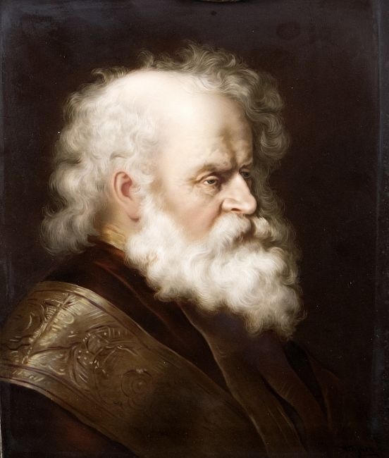 Franz Wagner | Portrait of a bearded man with a sash | MutualArt