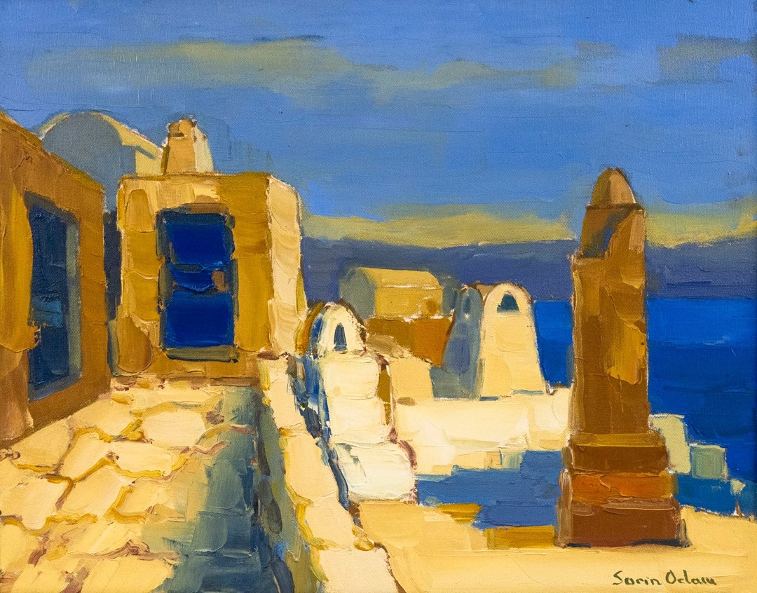 Sorin Adam | Landscape of Santorini | MutualArt