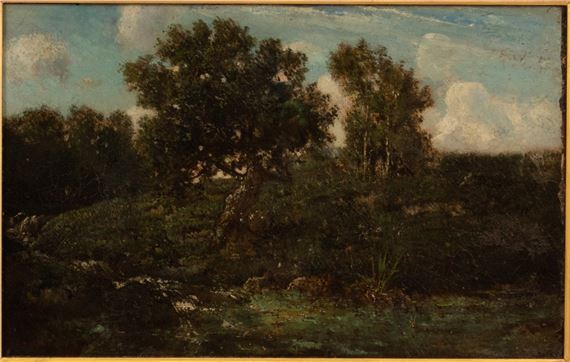 Théodore Rousseau | SUMMER LANDSCAPE | MutualArt