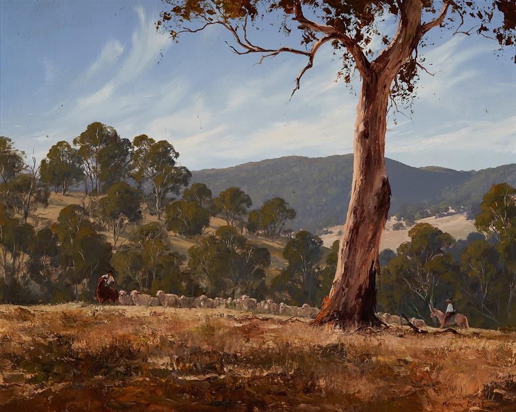 Kevin John Best | Mustering the Wethers | MutualArt