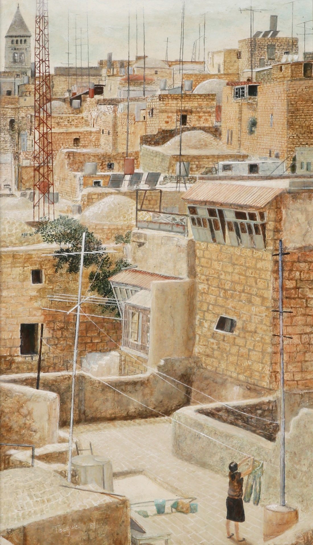 David Teague | Roofs of Jerusalem | MutualArt