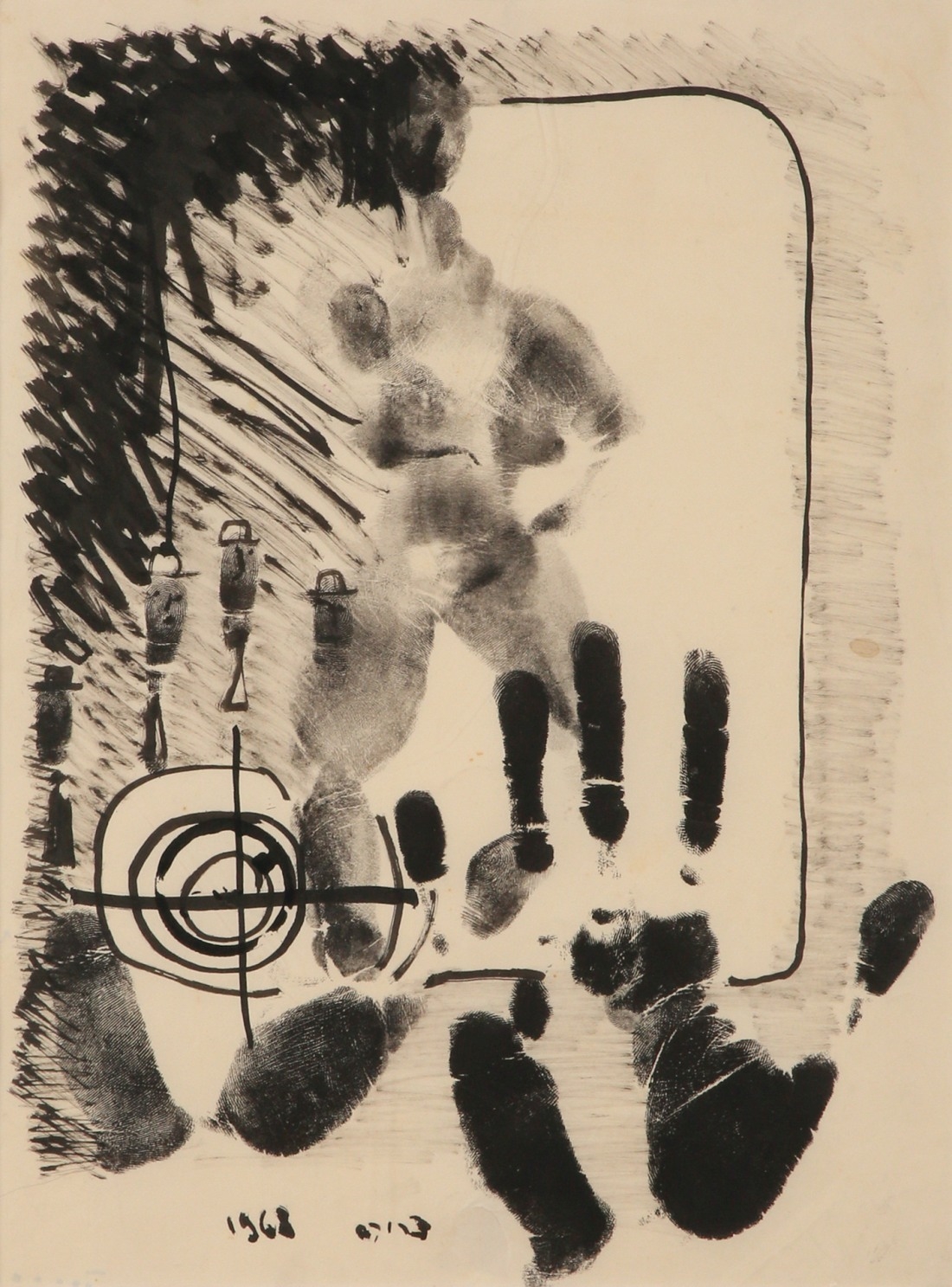 Michael Druks | Figure with a Beard (1967) | MutualArt