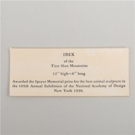 James Lippitt Clark | Ibex of the Tien Shan Mountains (1929) | MutualArt