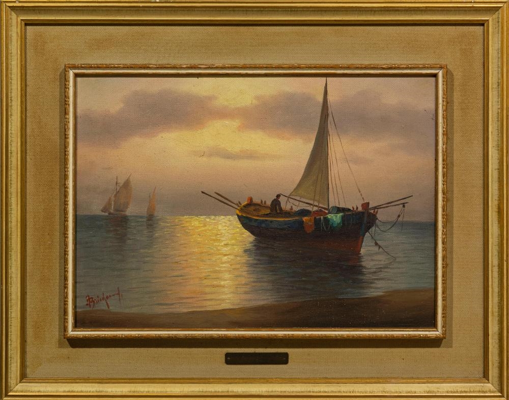 Alex Brickman | Greek Coastal Scene | MutualArt