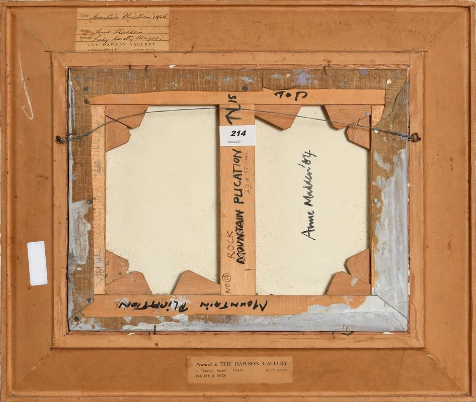 Anne Madden | Mountain Plication (1964) | MutualArt