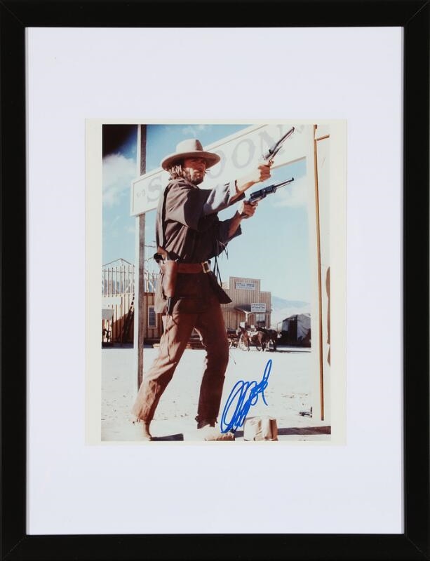 Bruce Surtees | A signed colour photograph of the American actor Clint ...