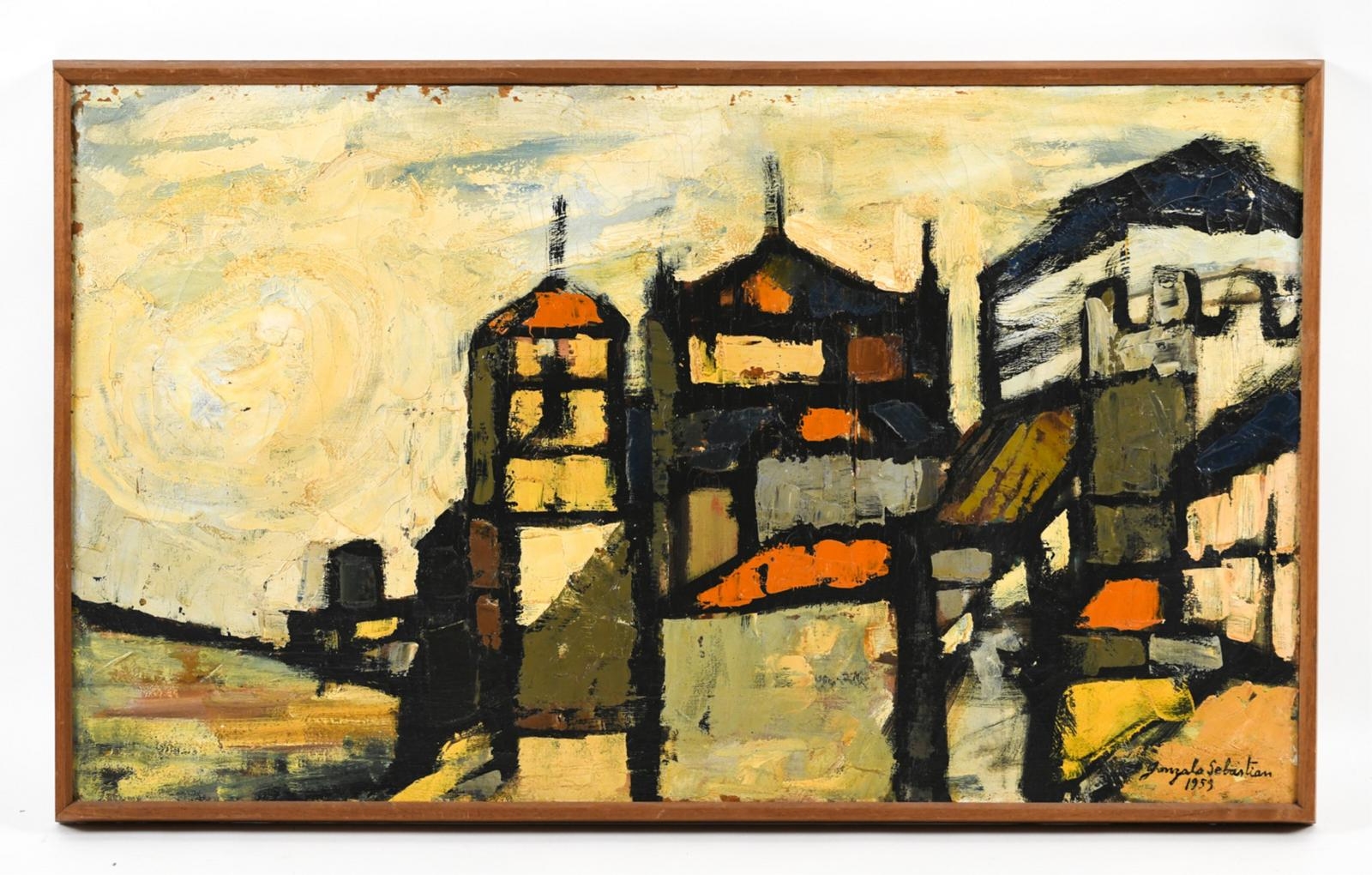 Gonzalo Sebastian de Erice | cityscape (1959) | MutualArt