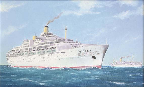 Stan Stefaniak | SS Oriana Passing SS Chusan (2010) | MutualArt