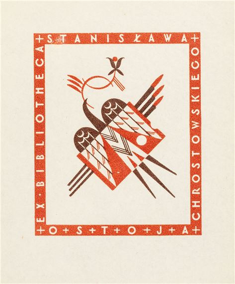 Stanisław Ostoja-Chrostowski | Autoekslibris Stanisława Ostoja ...