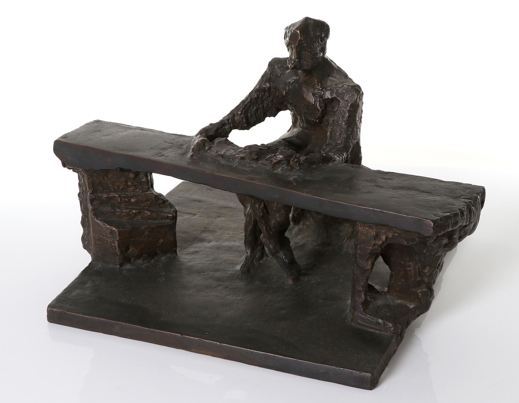 Willy Gordon | Figur vid bord (1962) | MutualArt