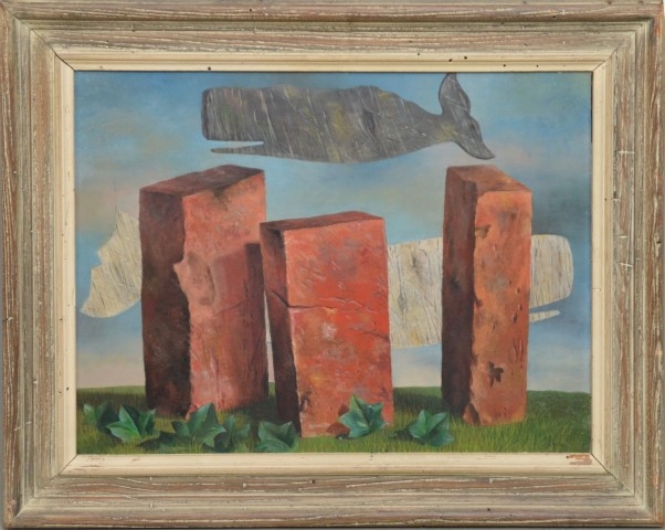 John Sharp | Modernist whale / landscape (1975) | MutualArt