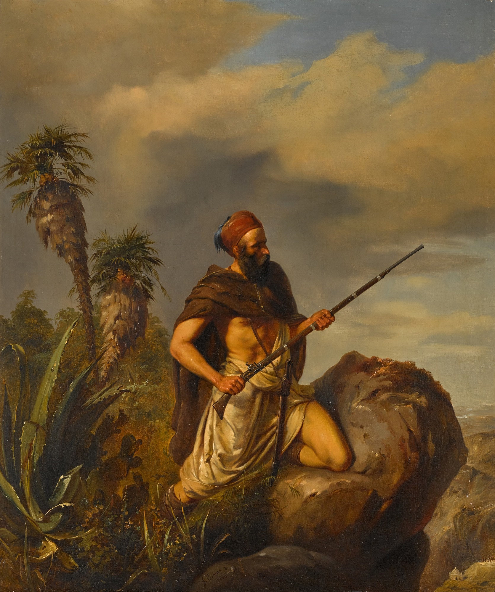 Pierre Olivier Joseph Coomans | Woman with Laurel Crown (1876) | MutualArt