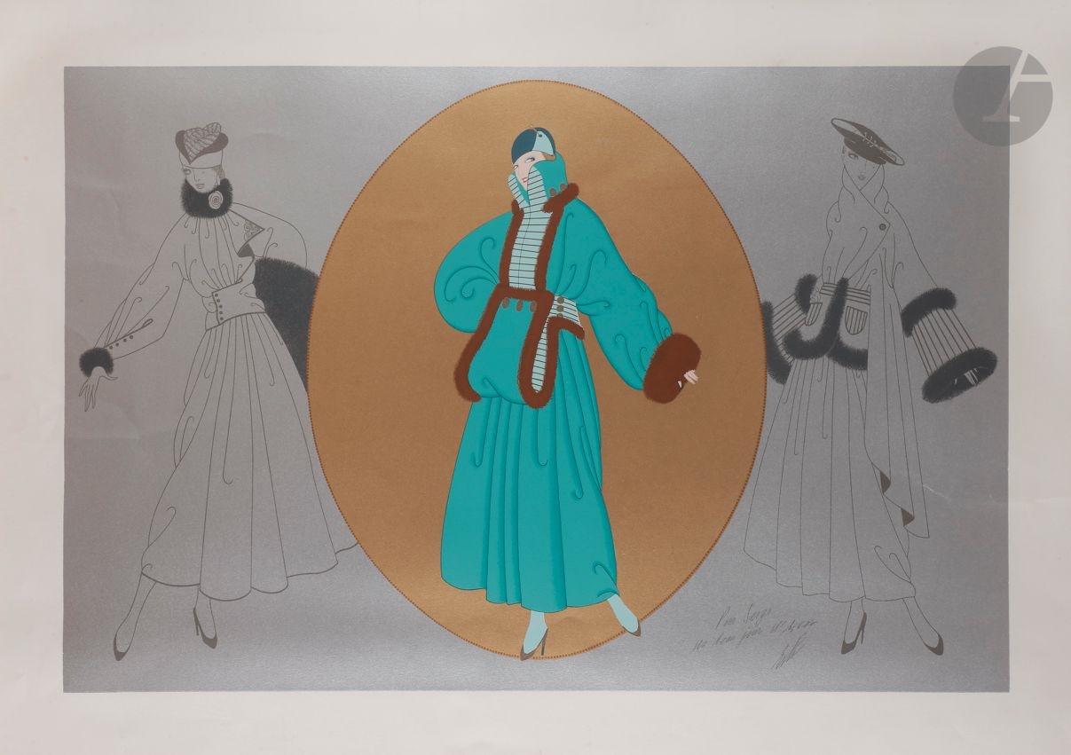 Erté | Winter promenade | MutualArt