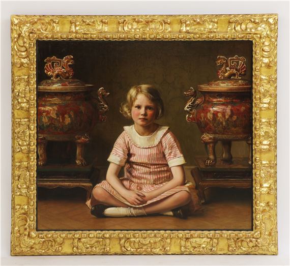 Ralph Peacock | Portrait of Mary Dowie (1925) | MutualArt