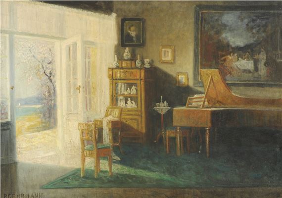 Paul Gehrmann | An interior scene | MutualArt
