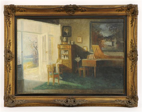 Paul Gehrmann | An interior scene | MutualArt