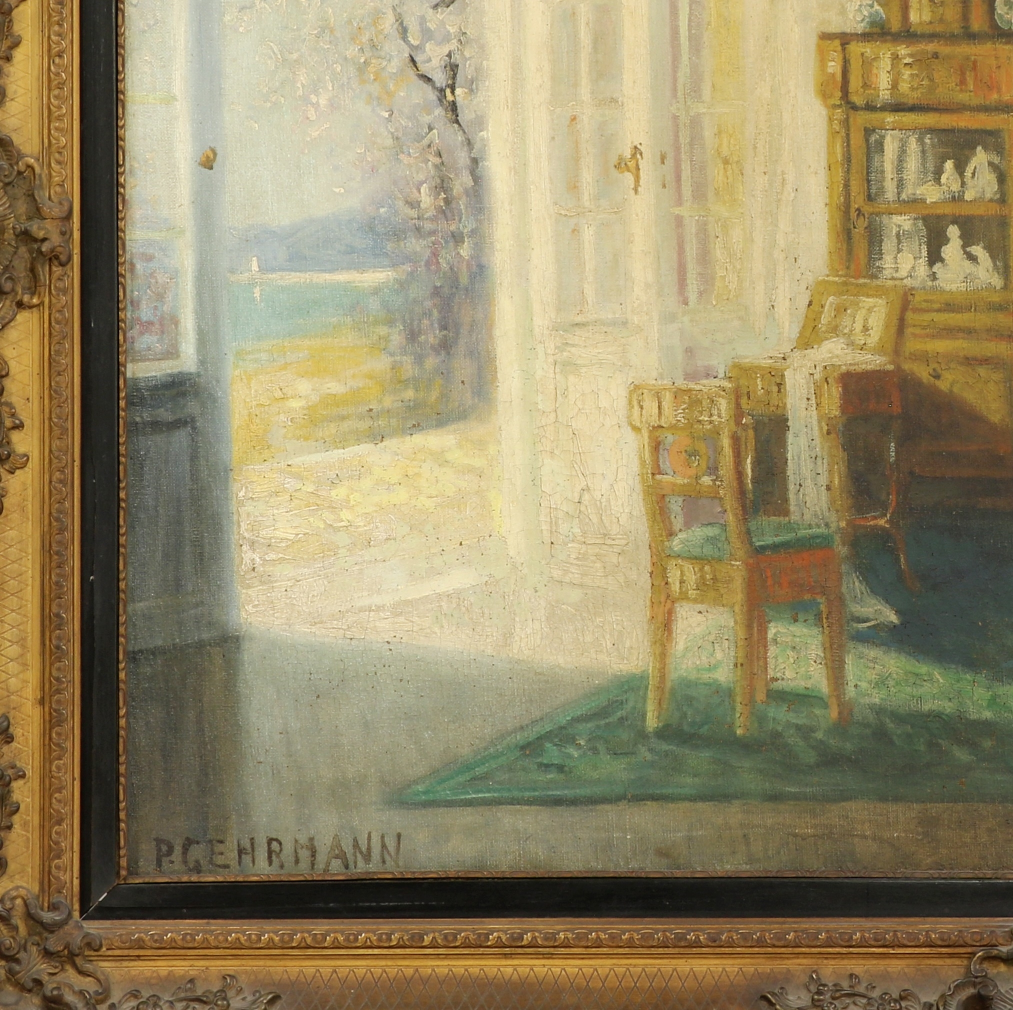 Paul Gehrmann | An interior scene | MutualArt
