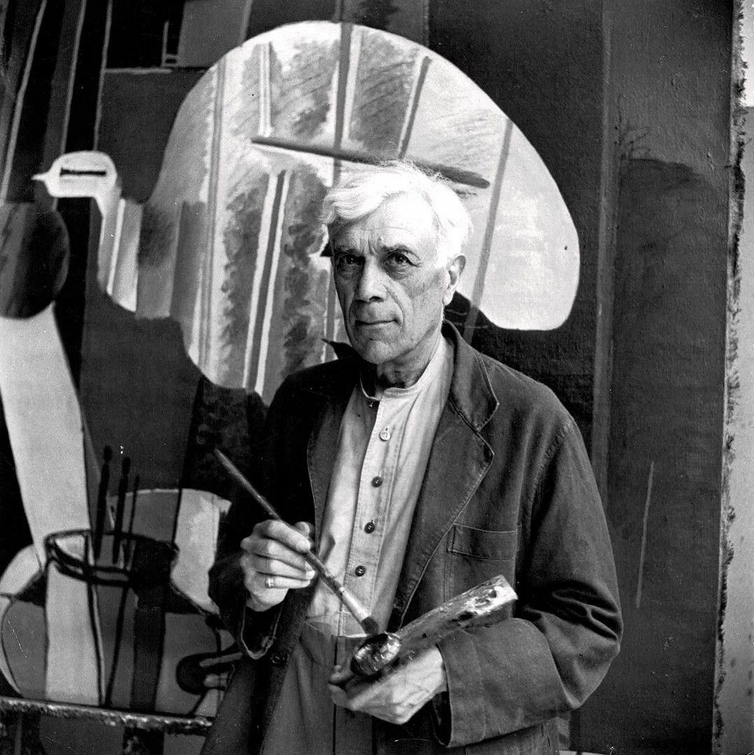 Boris Lipnitzki | GEORGES BRAQUE, The painter in his studio (1949 ...