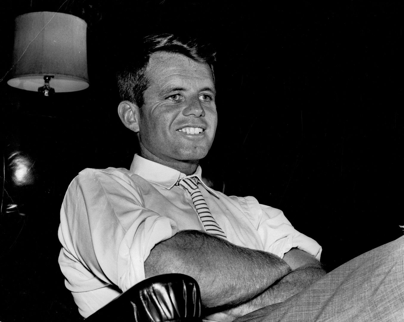 Tom Blau | Robert Kennedy, the broad smile (Circa 1965) | MutualArt