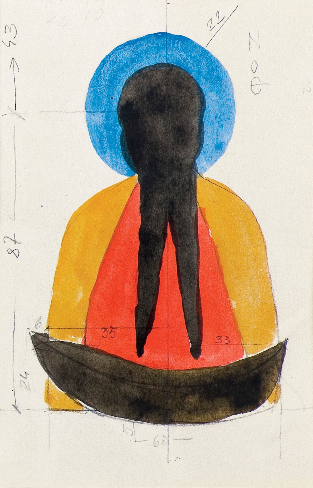 Jerzy Nowosielski | PROROK ELIZEUSZ (1982) | MutualArt