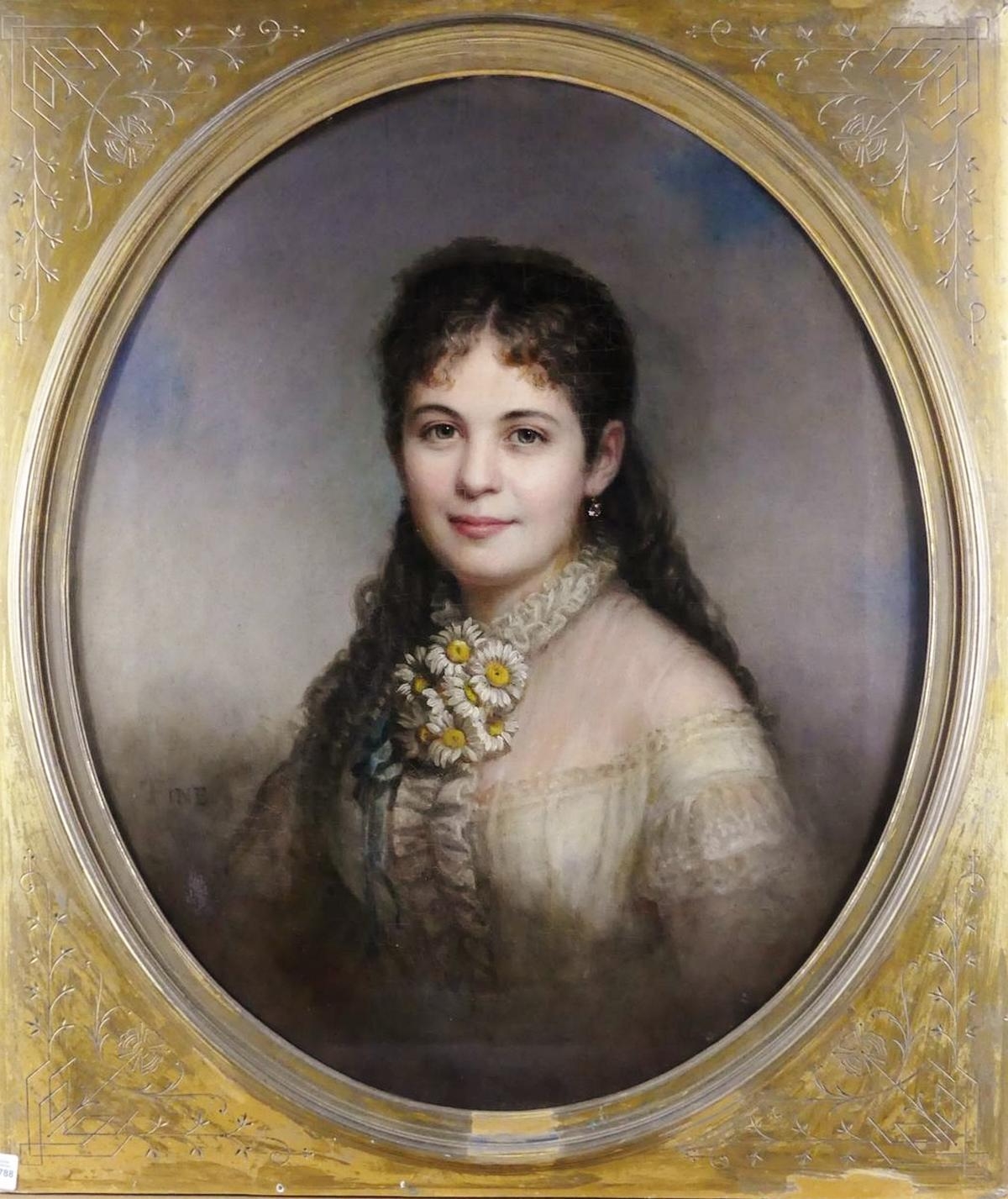Theodore Pine | Portrait of a Young Girl | MutualArt