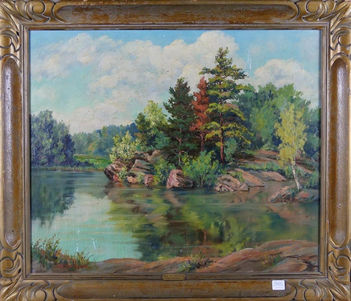 Clifton Wellington Greer | Rock and Reflections | MutualArt