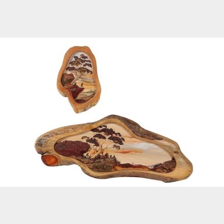 L. D. Webb | (Two Works) Australian Landscape | MutualArt