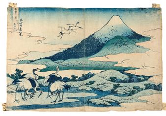 Hokusai Katsushika | Poem by Ise, from the series The Hundred Poems as ...
