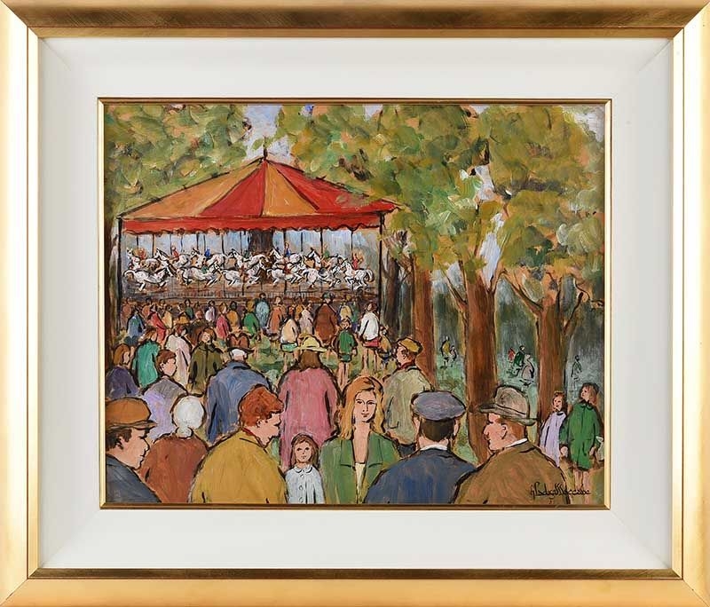Gladys MacCabe | THE CAROUSEL IN THE PARK | MutualArt