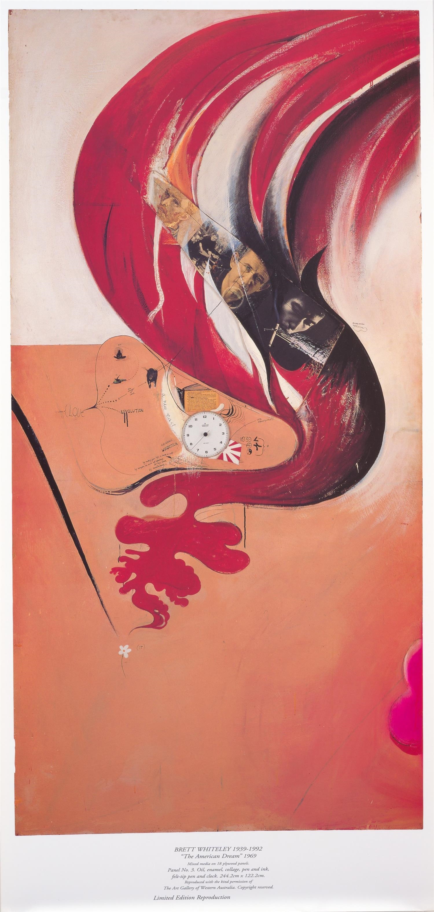Brett Whiteley | The American Dream (1969) | MutualArt