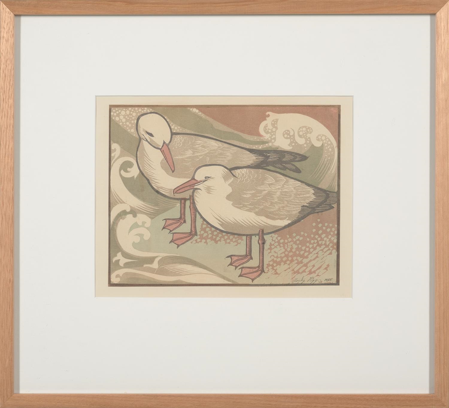 Florence Higgs | Seagulls (1953) | MutualArt