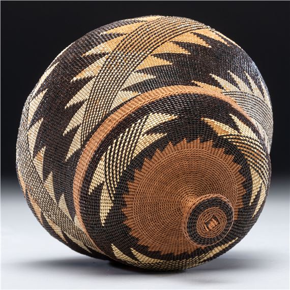 Elizabeth Hickox | Polychrome Lidded Basket | MutualArt