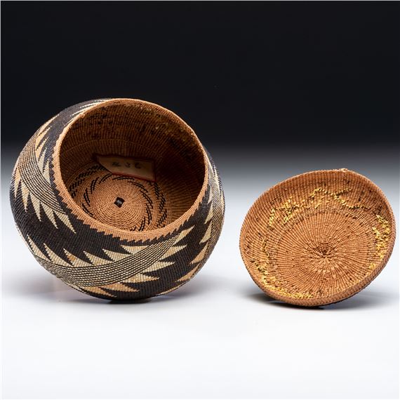Elizabeth Hickox | Polychrome Lidded Basket | MutualArt