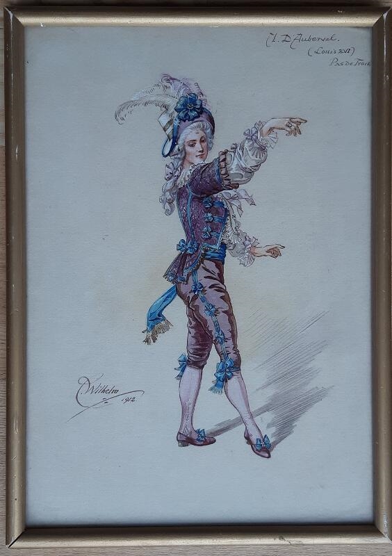 William John Charles Pitcher | Costume drawing (1912) | MutualArt
