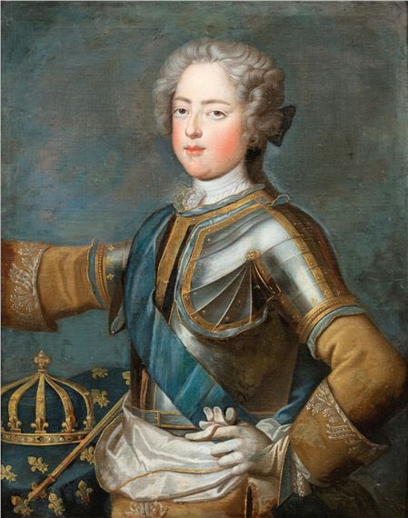 Jean Loo | Portrait of Louis XV as a child with an armour | MutualArt