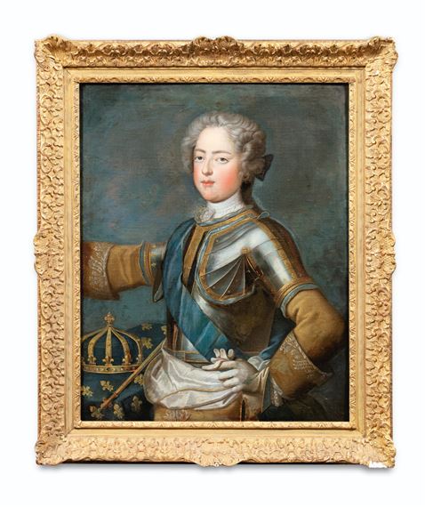 Jean Loo | Portrait of Louis XV as a child with an armour | MutualArt