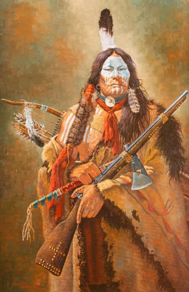 Michael Gentry | The Conqueror (Chief Gall - Hunkpapa Sioux) (1991 ...