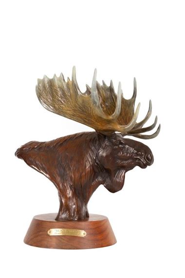 Daniel Ray Parker | Moose Bust (97) | MutualArt