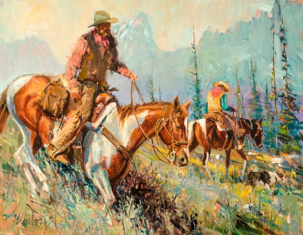 Larry Winborg | Riding the High Range | MutualArt