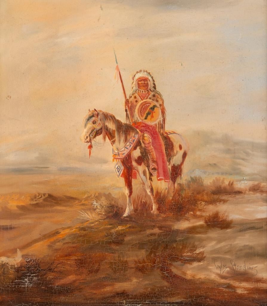 William Standing | Chief Running the Fox or The White Man Runs Him ...