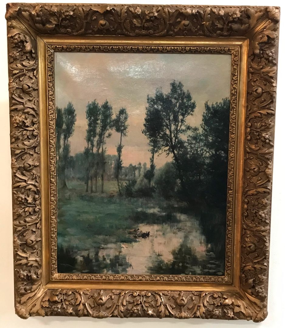 Georges Gasté | Paysage à l'étang | MutualArt