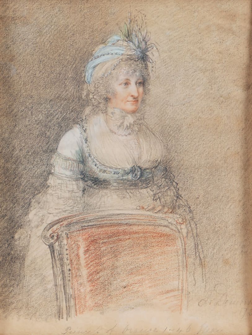 Peltro William Tomkins | Portrait of Frederike Sophia Wilhelmina of Prussia, Princess of Orange ...