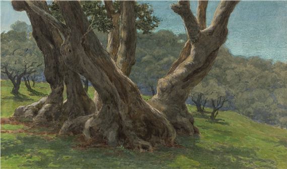 Ettore Ferrari | Olive trees | MutualArt