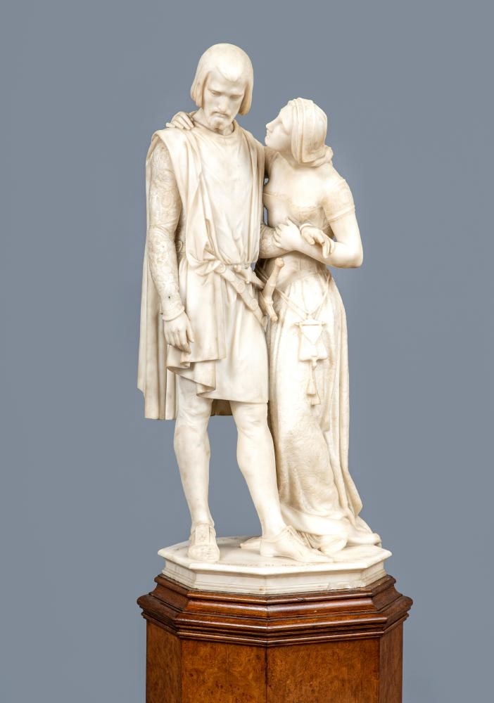 Pio Fedi | PIA DE'TOLOMEI E NELLO DELLA PIETRA OR IL SOSPETTO (1862 ...