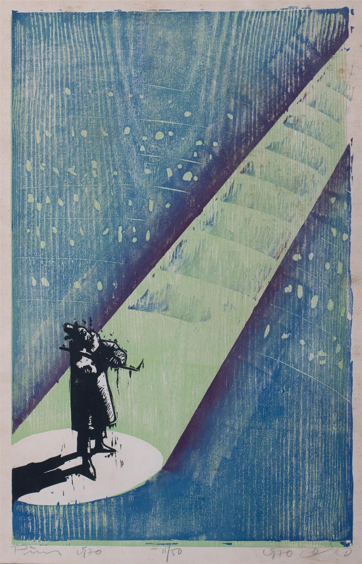 Jacob Pins | Figures in Landscape (1988) | MutualArt