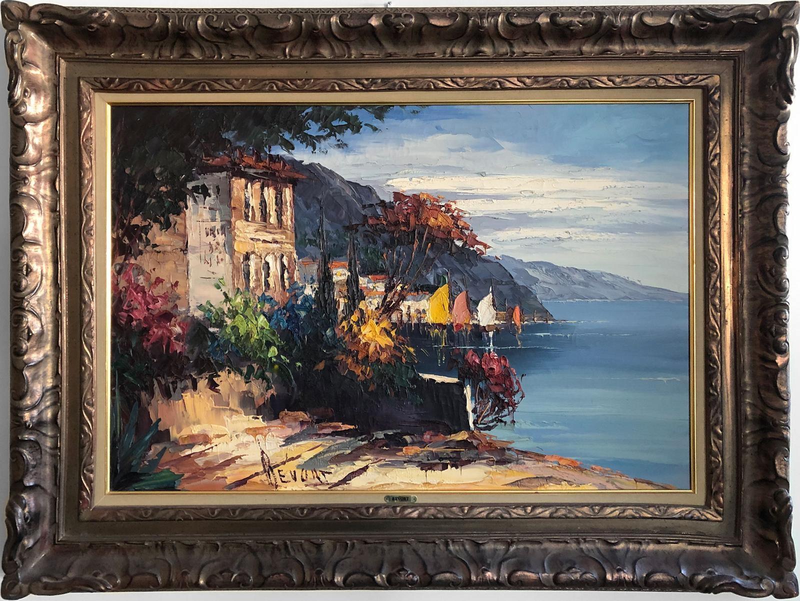 Jan Bévort | MEDITERRANEAN COASTAL SCENE | MutualArt